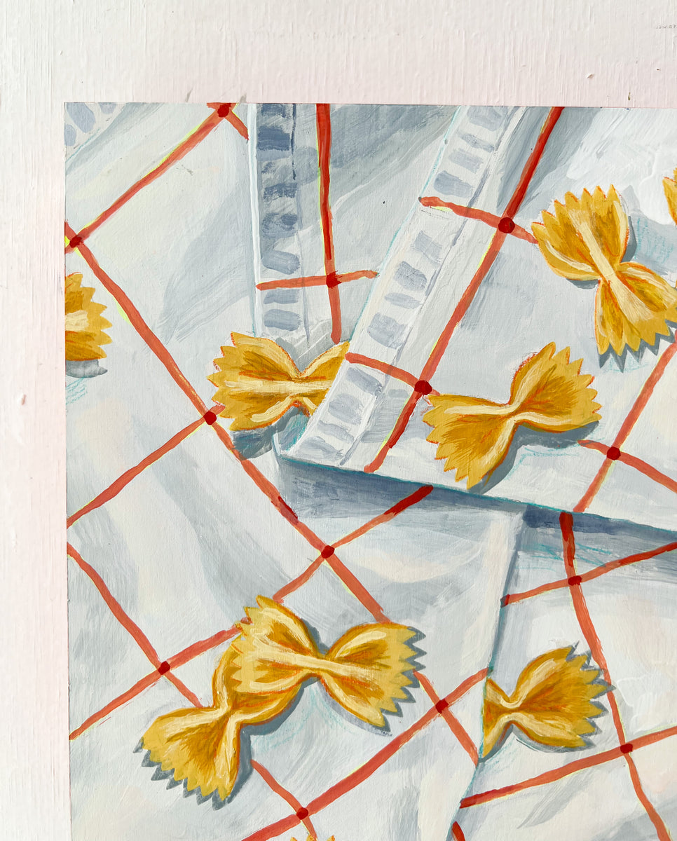 Red Checkers 8x8 – Lucy Reiser Fine Art